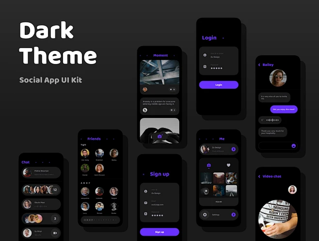 UI Kits : Simple and beautiful interface style, all use the card UI ...
