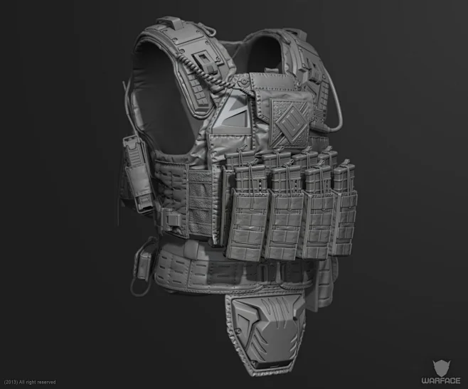 new 3d model for crytek (soldier vest), Denis Didenko : new 3d model ...