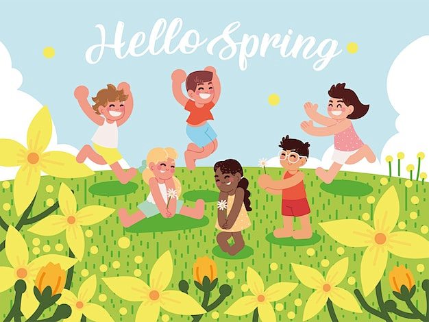 hello-spring-happy-kids_603843-2415
