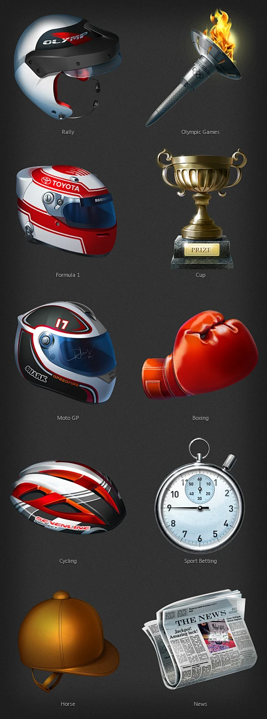 Sports icons-花瓣网