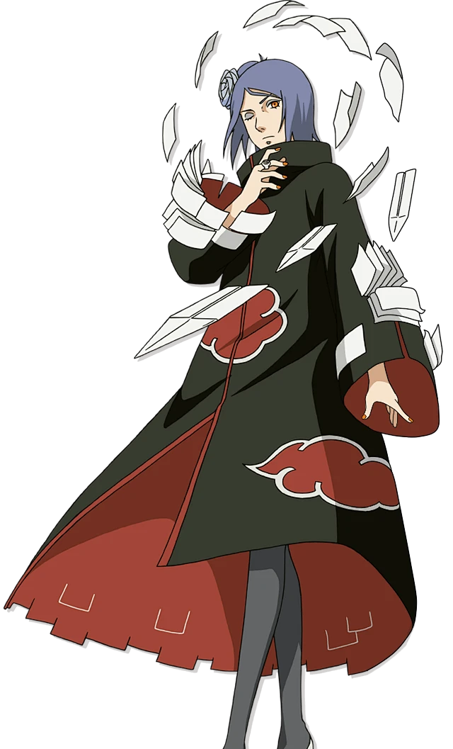 Konan (Akatsuki) render [Naruto Mobile] by maxiuchiha22 on DeviantArt-花瓣网