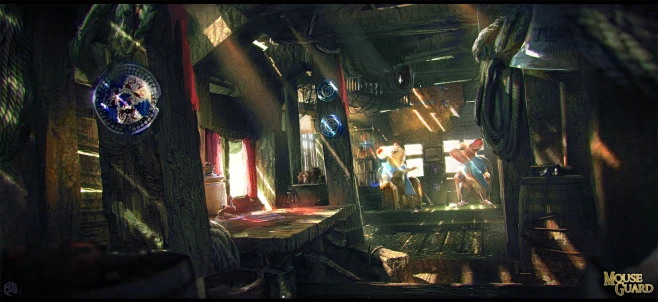 MOUSE GUARD - Turtle House, Aleksey Pollack : Some more concepts done ...