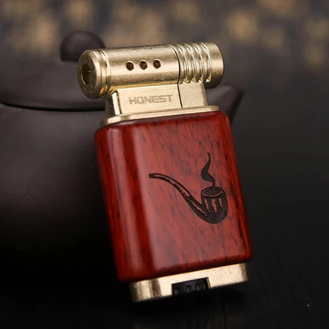 Honest-2021-New-Rosewood-Gas-Lighter-Creative-Personality-Retro ...