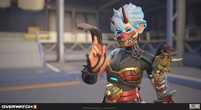 Overwatch 2 - Kiriko 'Oni'-花瓣网