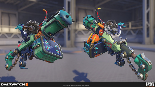 Overwatch 2 - Junkbot Weapon-花瓣网