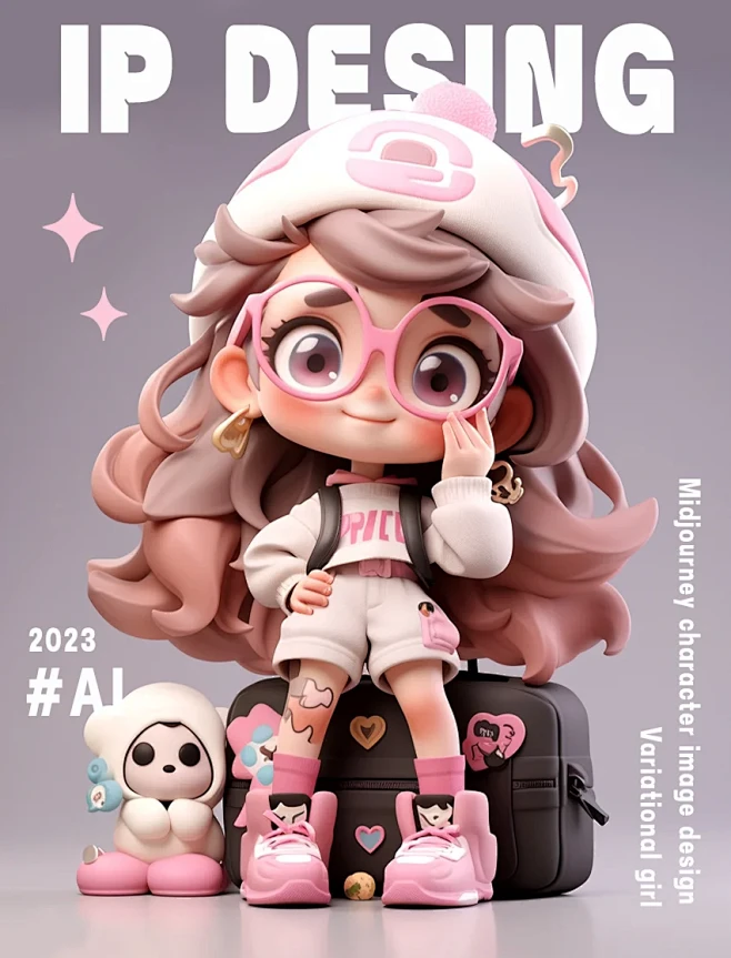 IP形象设计｜Mj关键词｜AI绘画
