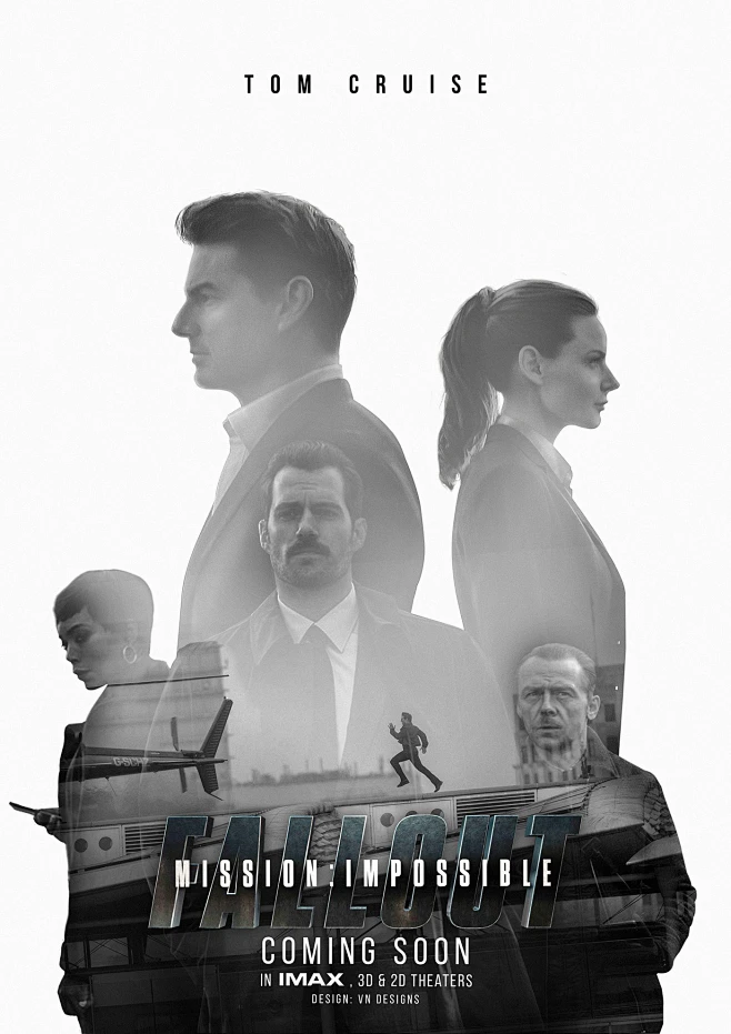 Mission : Impossible - Fallout | Poster Design : Mission Impossible Chapter Six Poster Design-花瓣网
