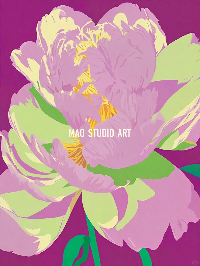 MAO STUDIO ART | 绚烂如花系列 - 小红书-花瓣网