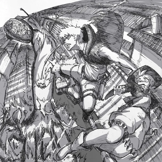 omao 手绘 大透视 场景 作品 参考资料-淘宝网-花瓣网