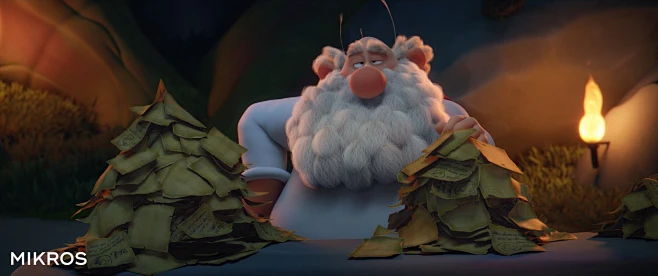 Xmas Druid - Asterix: the Secret of the Magic Potion, Alexandre Bourlet ...