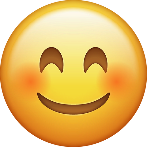 Download Smile Emoji [Iphone IOS Emoji PNG]