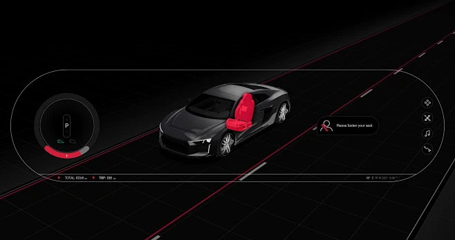 ventu realtime user interface UI interactive HUD dashboard touch图片_车-场景 ...