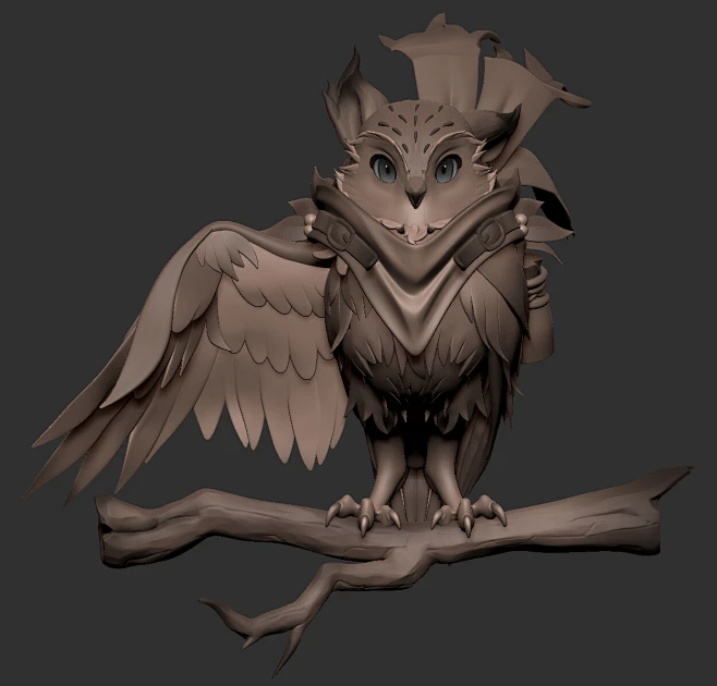 Messenger Owl-花瓣网