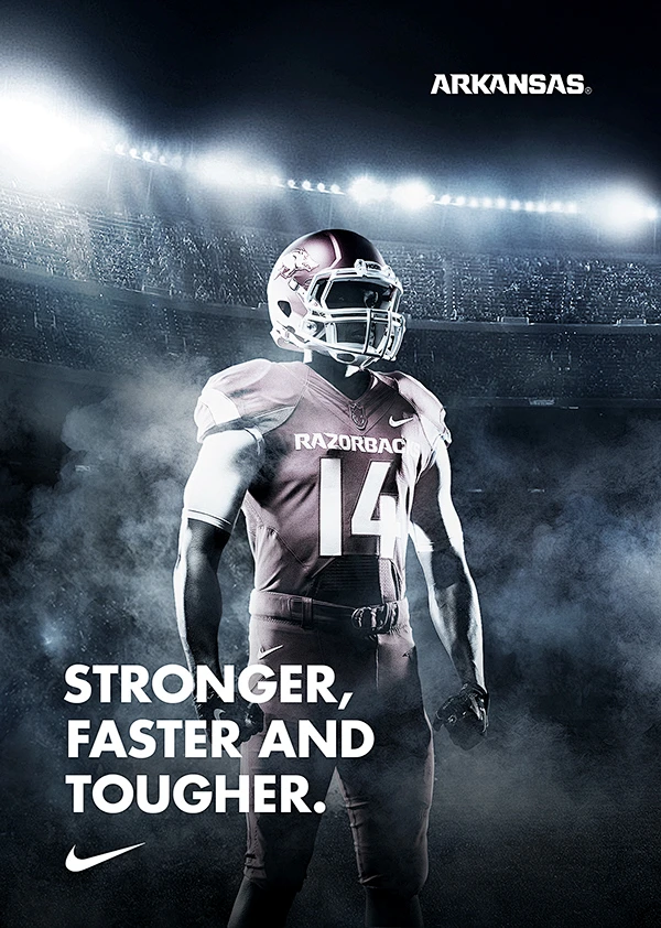 Nike Arkansas Football Team : Launch of new uniforms Arkansas Razorback ...