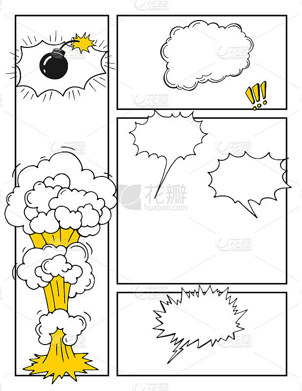 Comic Book Strip Templates For Drawing