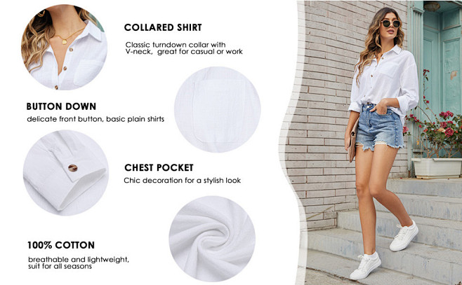 womens button down blouse