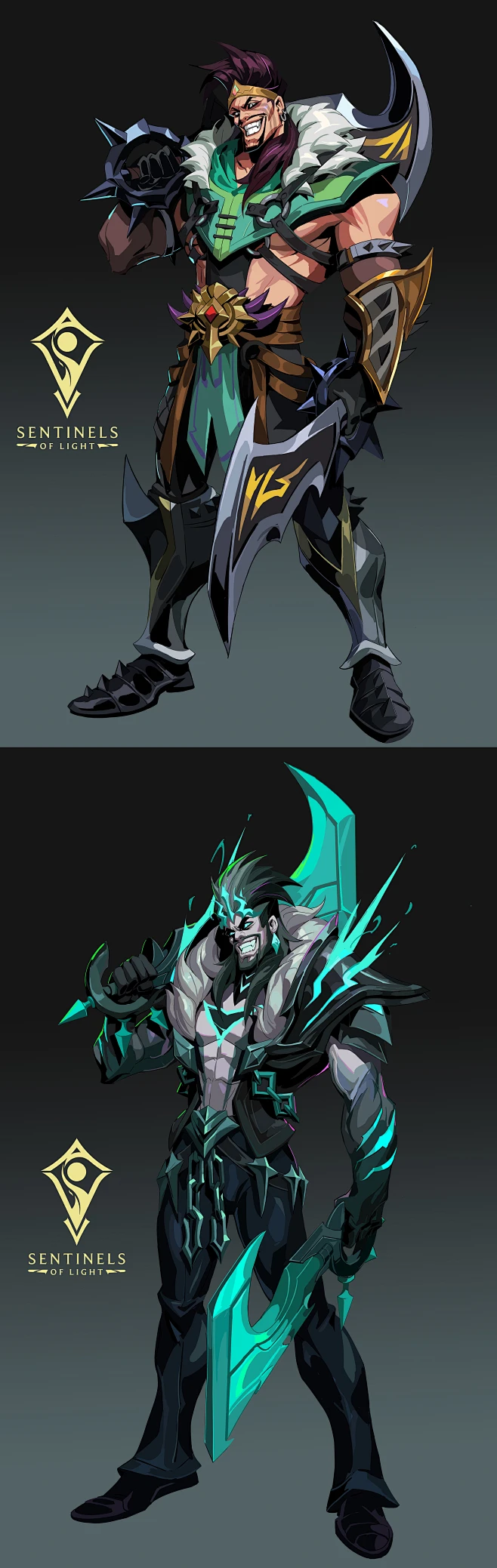 哨兵的崛起视觉小说插图：德莱文 ——美国画师“TB Choi ” 画作-花瓣网