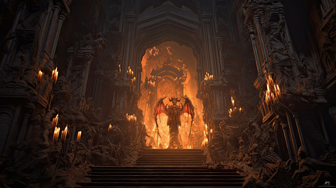 Creator of Sanctuary, Diablo 4 Fan Art