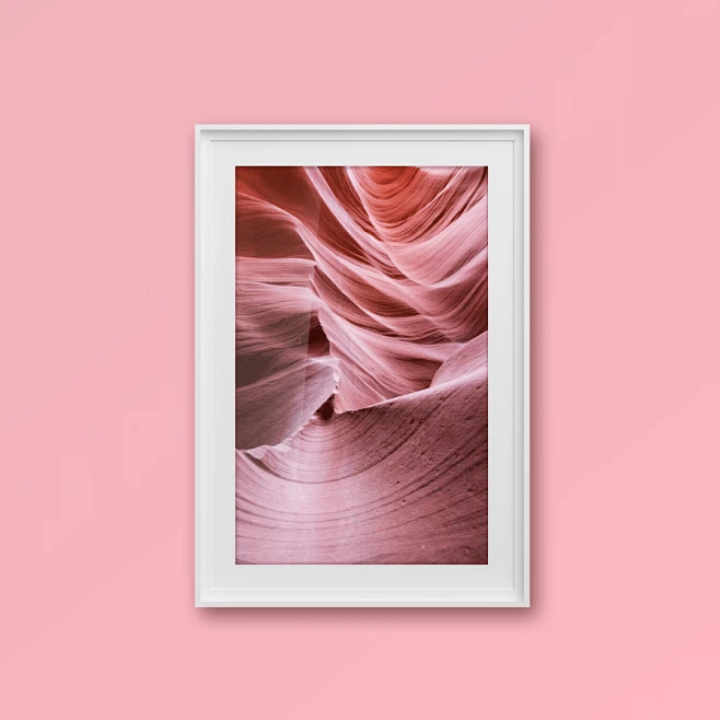 Pink Background Real Scene Photo Template Poster Instagram Post素材-花瓣网