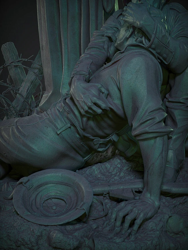 Monument to Passchendaele, James W Cain : Personal work Based on "Ivan ...