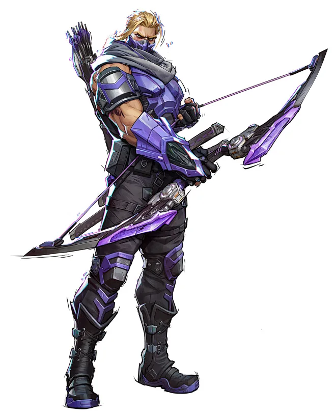 Hawkeye Art from Marvel Rivals-花瓣网