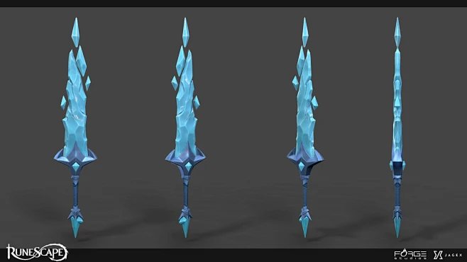 Runescape (Ice Mage Weapons)-花瓣网