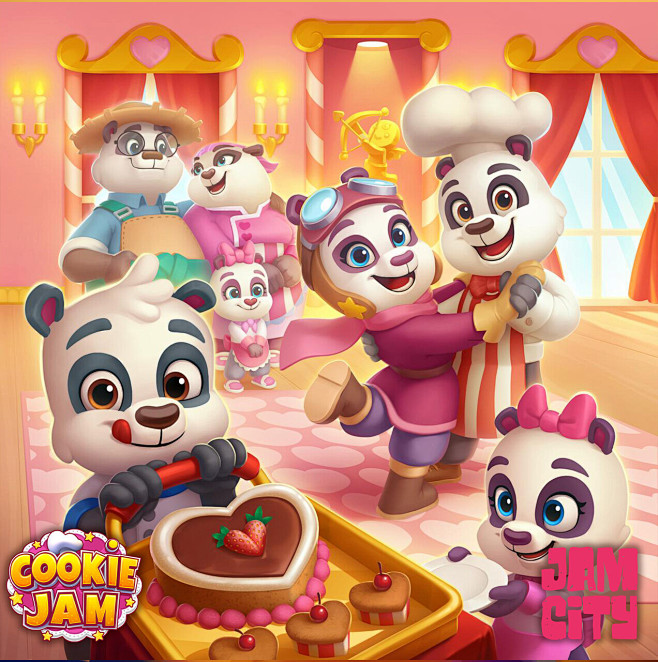 aaa-game-art-studio-jam-city-cookie-jam-blast-character-design-panda ...