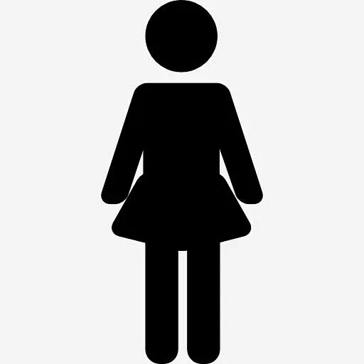 女人站起来图标 https://88ICON.com 人 女孩 女人 女性 femenine-花瓣网