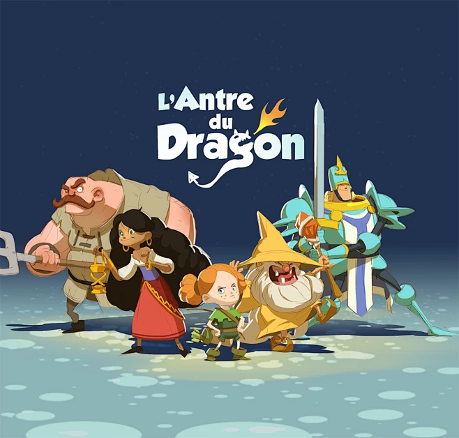 Troll & Dragon, Paul Mafayon : Illustrations for "Troll & Dragon" Publisher: LOKI - IELLO-花瓣网