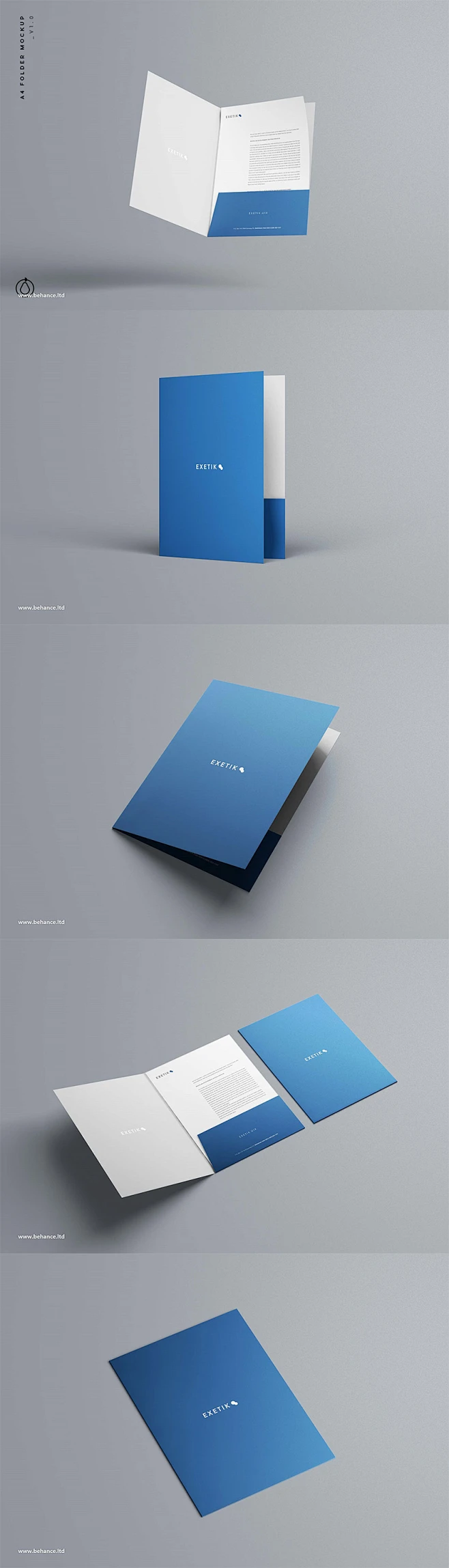 高品质的时尚高端逼真质感多用途A4文件夹办公用品设计VI样机展示模型mockups_VI样机_乐分享素材网_psd素材_平面素材_png素材_免费素材_素材共享平台-花瓣网