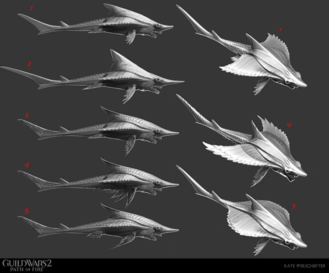 GW2 Path of Fire: Sandshark, Kate Pfeilschiefter : Sandshark renders ...