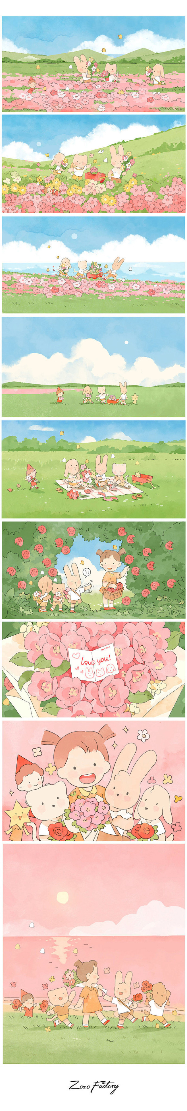 微博@ 漫画家天才鹭，作品《ZOZO FACTORY》