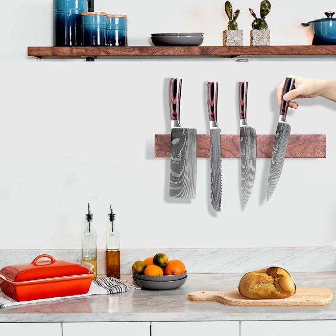 Amazon.com: Magnetic Knife Strip Holder for Wall,14-inch North American ...