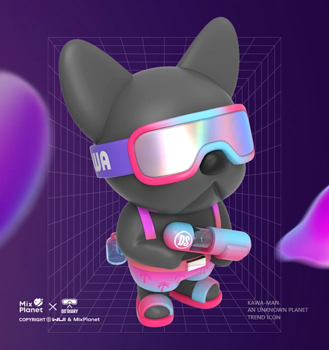 DS KAWA-MAN 幻趣泡泡侠-花瓣网