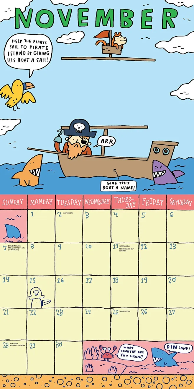 其中包括图片：Kid's Awesome Activity Wall Calendar 2021-花瓣网