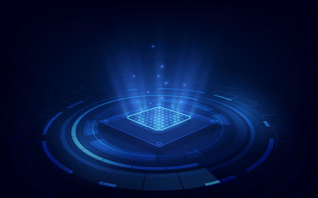 Abstract technology chip processor background circuit board technology ...