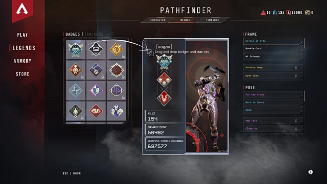 APEX LEGENDS UI REDESIGN CONCEPT : UI Menu Redesign Concept for Apex ...