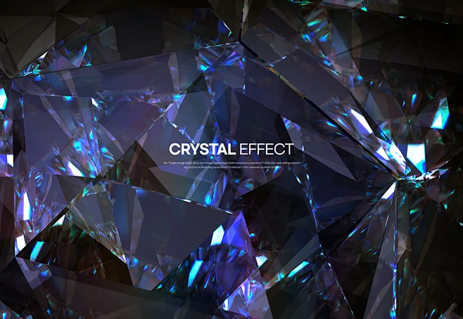 CRYSTAL EFFECT 10款炫彩透明结晶水晶玻璃创意主视觉海报设计背景底纹ps分层素材 - UIGUI-花瓣网