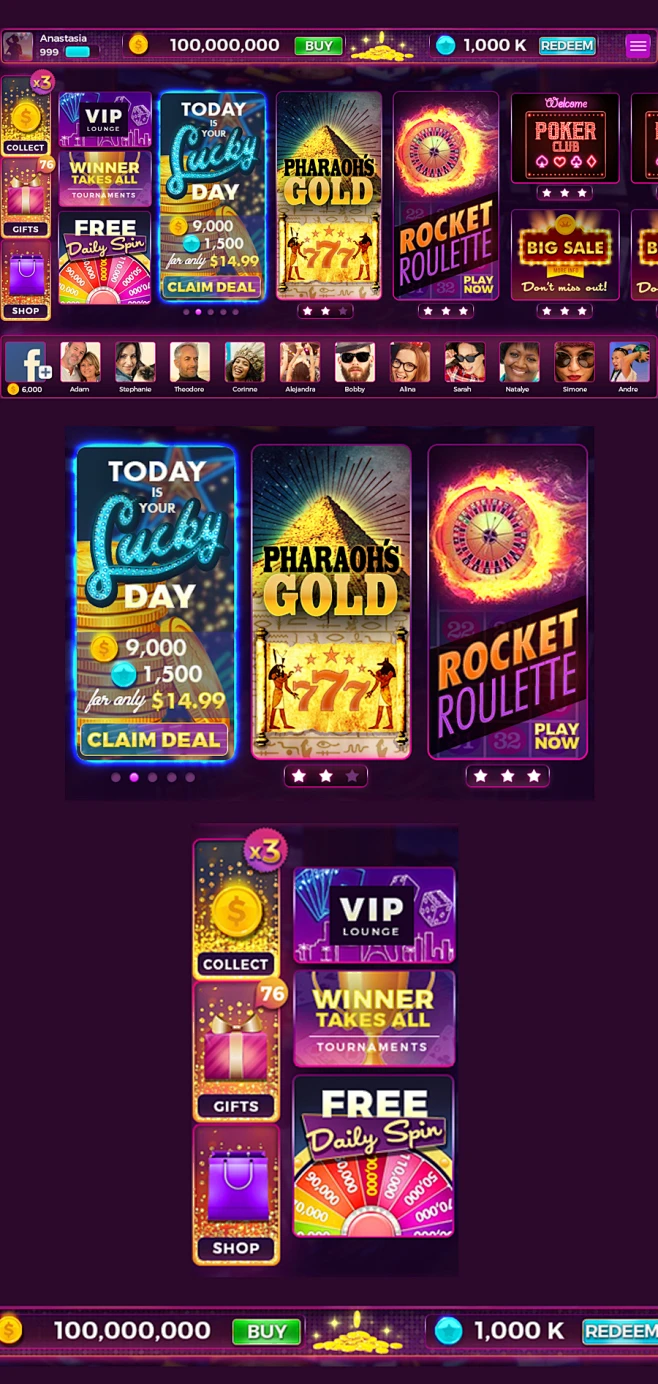 Casino Lobby Concept-花瓣网