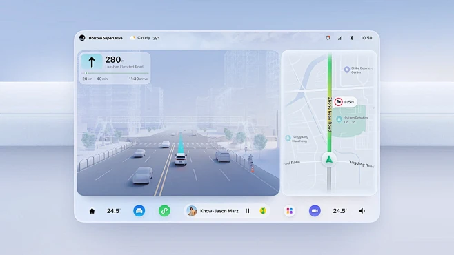 car design hmi UI/UX Figma-花瓣网