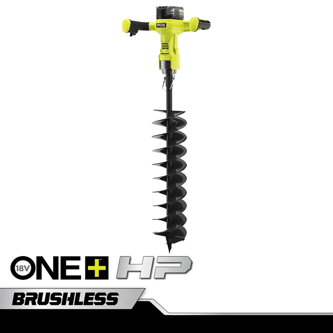 18V ONE+ HP Brushless 6" Auger Kit - RYOBI Tools : 18V ONE+ HP ...