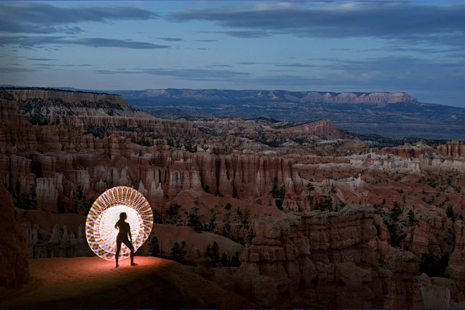 Hula Hoop Light Paintings by Grant Mallory and Maria Jacob ...