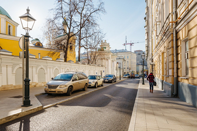 Moscow Russia Street view capital vitrastopchin architecture ...