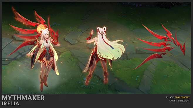 Mythmaker Irelia 最终概念-花瓣网