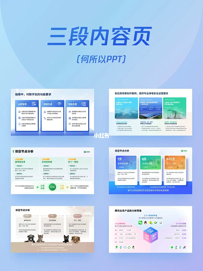 遇到这样的PPT你会怎么做？三段内容页-花瓣网