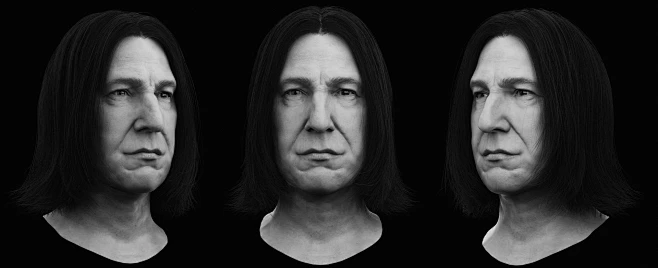 Professor Snape, ryan blake : This is a render of Alan Rickman as ...