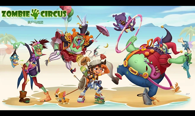 ZOMBIE CIRCUS-花瓣网