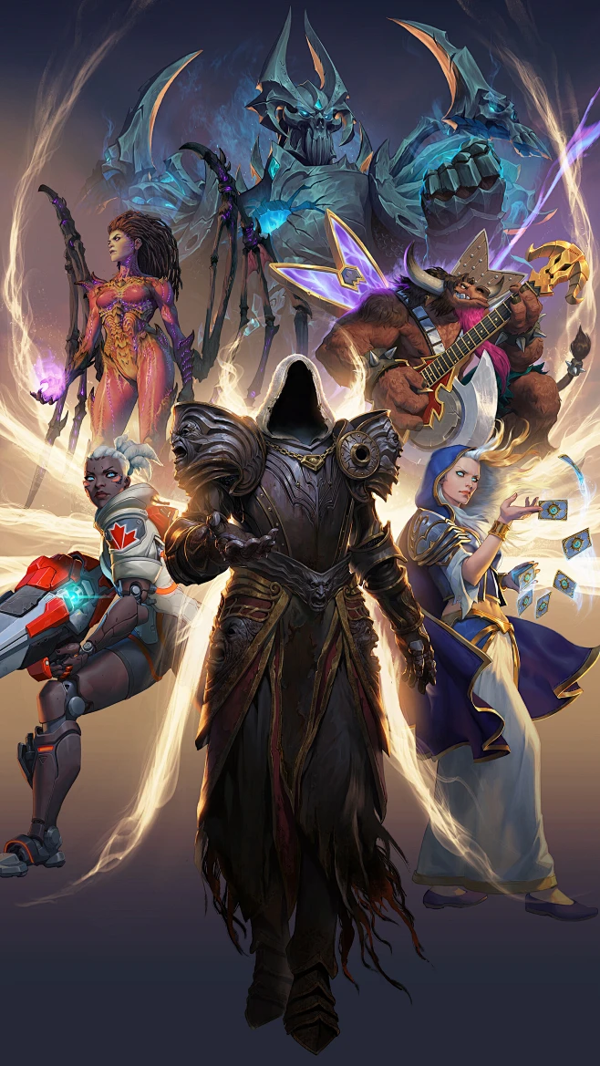 Blizzard Entertainment Key Art-花瓣网