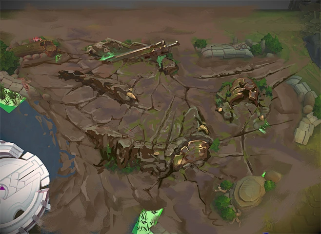 Moba map-花瓣网