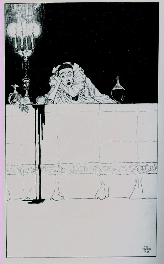 “死之书（Book of Death）”系列插画，1911 Kay Nielsen 绘